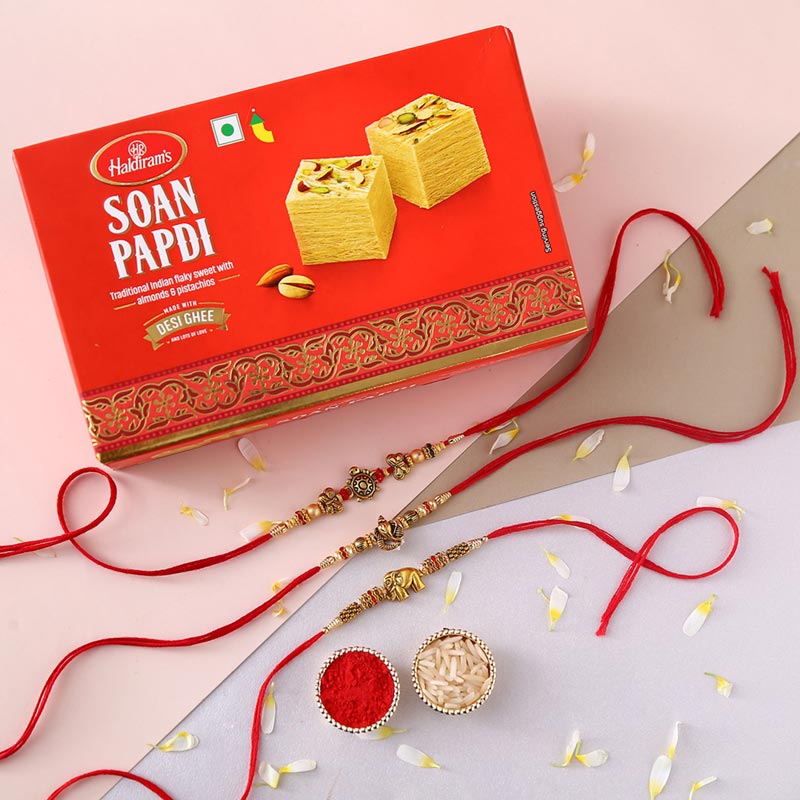 Send Sneh Feng Shui Rakhi Set & Soan Papdi Online - RKH22-107014 ...