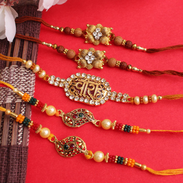 Send Premium Rakhi Set for Veera Online - RKH19-86771 | Giftalove