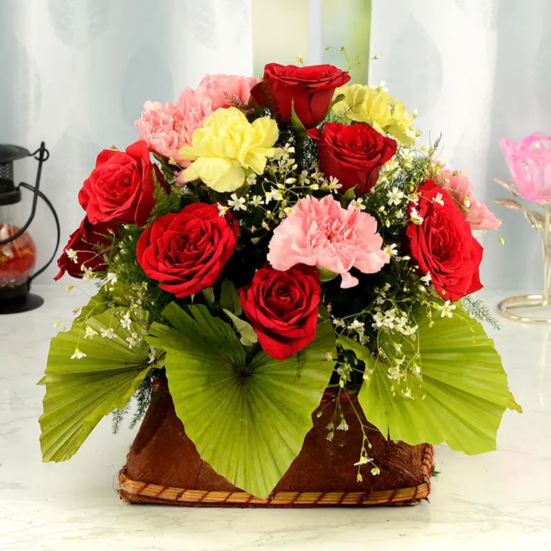 Send Charming Flowers basket Online - GAL23-110516 | Giftalove