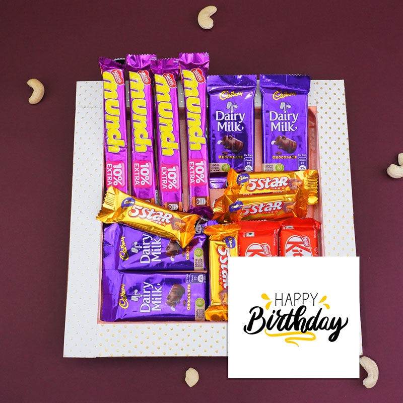 Send Dairy Milk N Munch Combo with Tray Online - GAL22-108133 | Giftalove