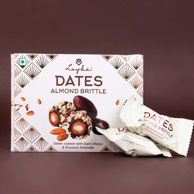 Send Loyka Dates Almond Brittle Gift Pack Online - GAL23-110998 | Giftalove