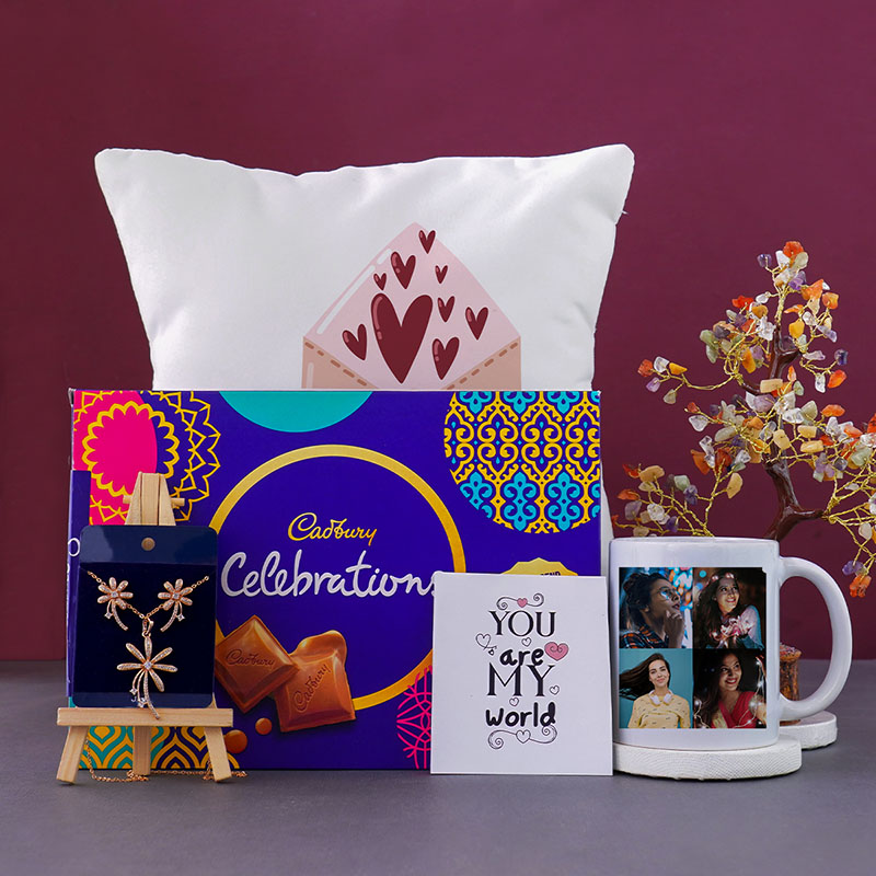 Send Pendant Set with Wish Tree Gift for Girlfriend Online - GAL23 ...