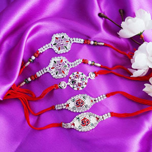 Silver Rakhi Online | Buy Silver Rakhi for Brother - Giftalove