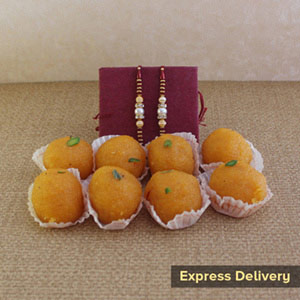 Rakhi With Sweets | Send Rakhi with Sweets Online - Giftalove