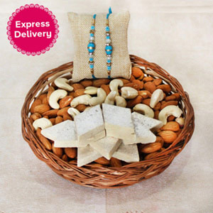 Rakhi with Dry Fruits | Send Rakhi with Dryfruits Online - GiftaLove