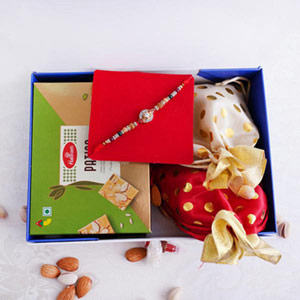Silver Rakhi Online | Buy Silver Rakhi for Brother - Giftalove