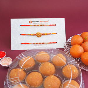 Rakhi With Sweets | Send Rakhi with Sweets Online - Giftalove