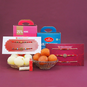 Rakhi With Sweets | Send Rakhi with Sweets Online - Giftalove