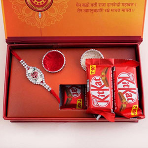 Silver Rakhi Online | Buy Silver Rakhi for Brother - Giftalove