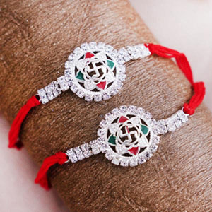 Silver Rakhi | Buy/Send Silver Rakhi for Brother | Giftalove.com