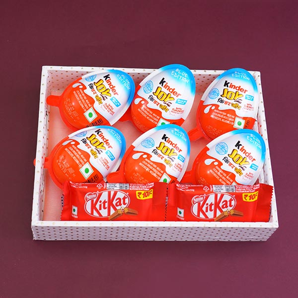 Send Kinder Joy N KitKat Combo Online - GAL22-108108 | Giftalove