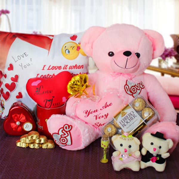 Send The Big Teddy Hamper Online - VL20-95113 | Giftalove